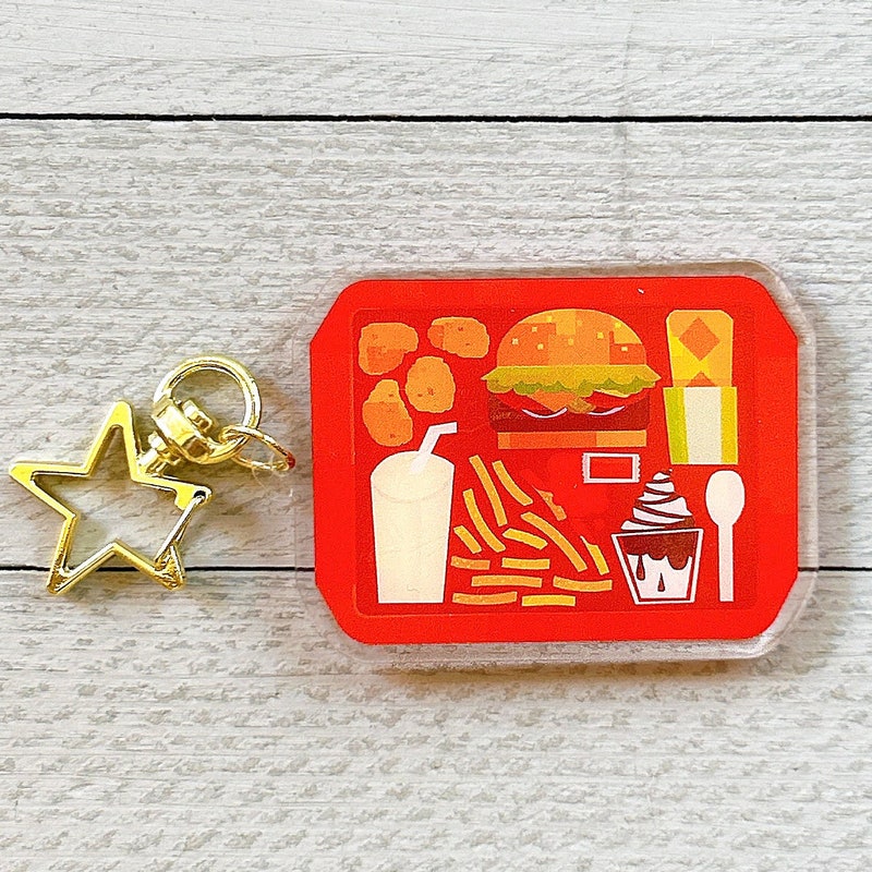 Food Keychain - Etsy