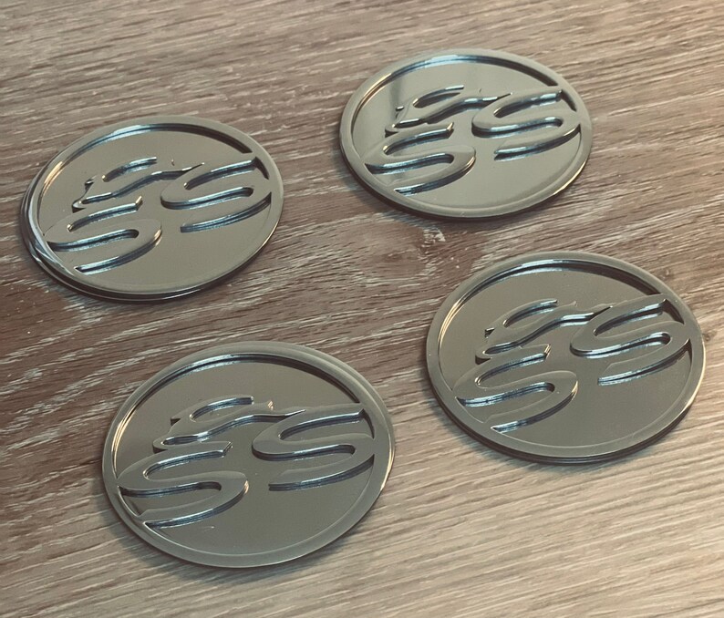 Lowrider Impala SS Set of 8 Stainless Steel Chips 2.25 Inches or 57 ...