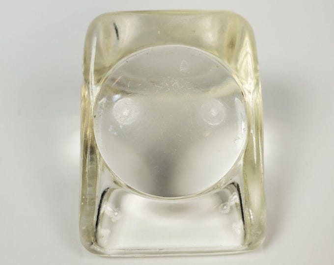 Vintage Slanted Wedge Magnifying Glass Paperweight - Etsy