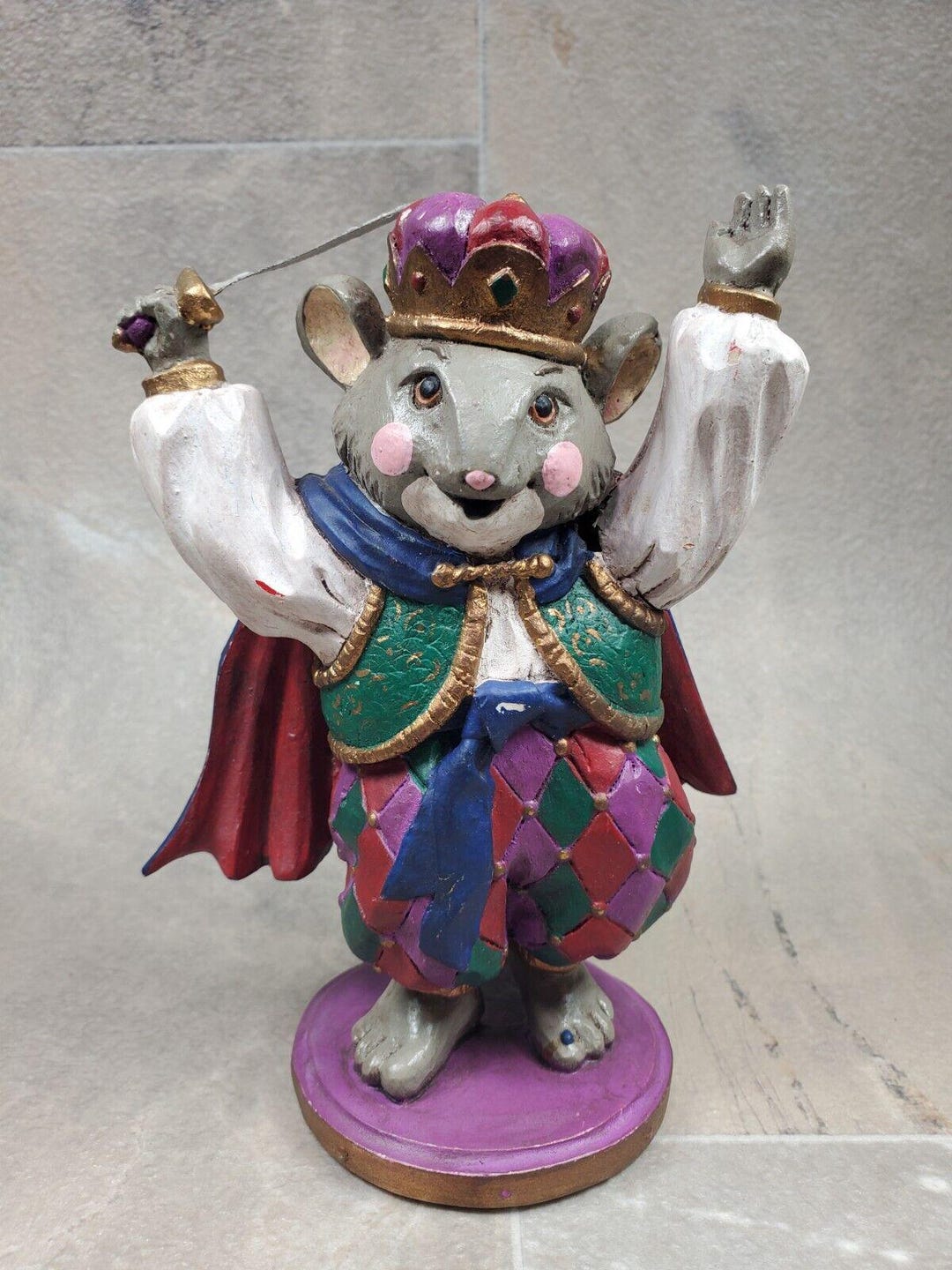 Vintage Midwest of Cannon Falls Nutcracker Suite Rat King 6" Plastic ...