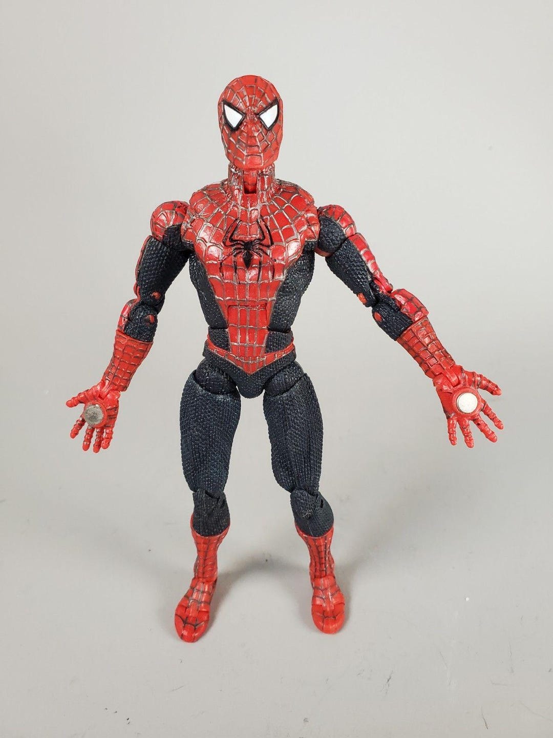 Vintage 2003 Toybiz Spider-man 2 Movie Magnetic Action Figure Tobey ...