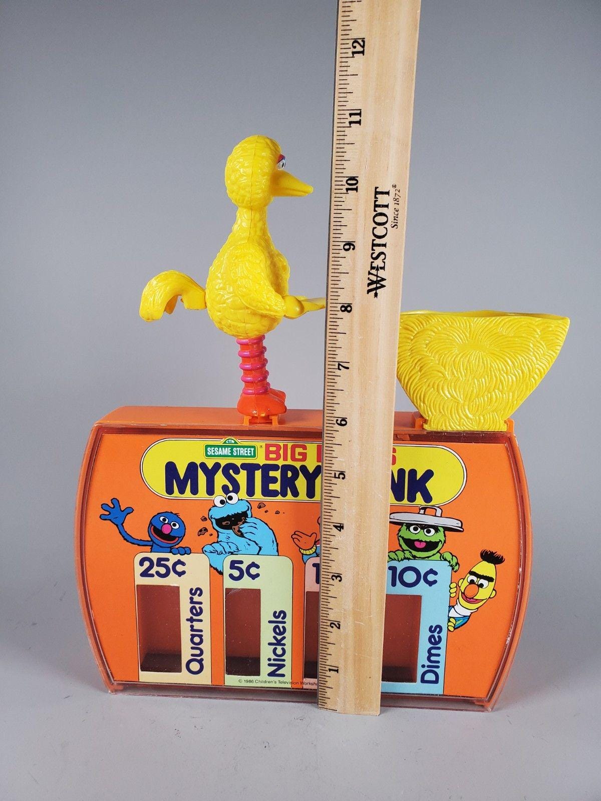 Vintage 1986 Ideal Sesame Street Big Birds Mystery Sorting Bank - Etsy