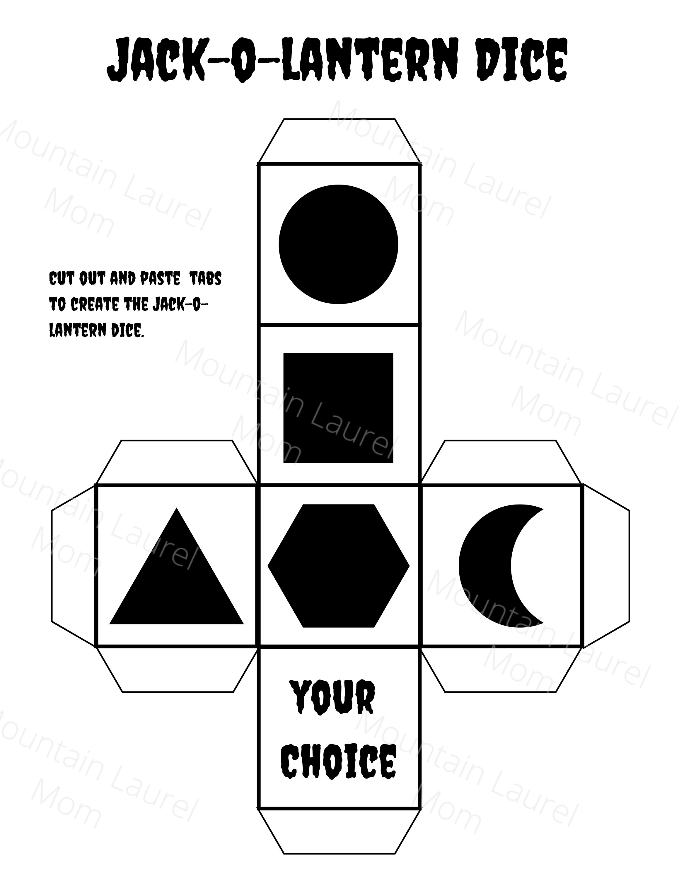 Jack-o-lantern Game, Pumpkin Game, Educational Activity, Printable Game ...