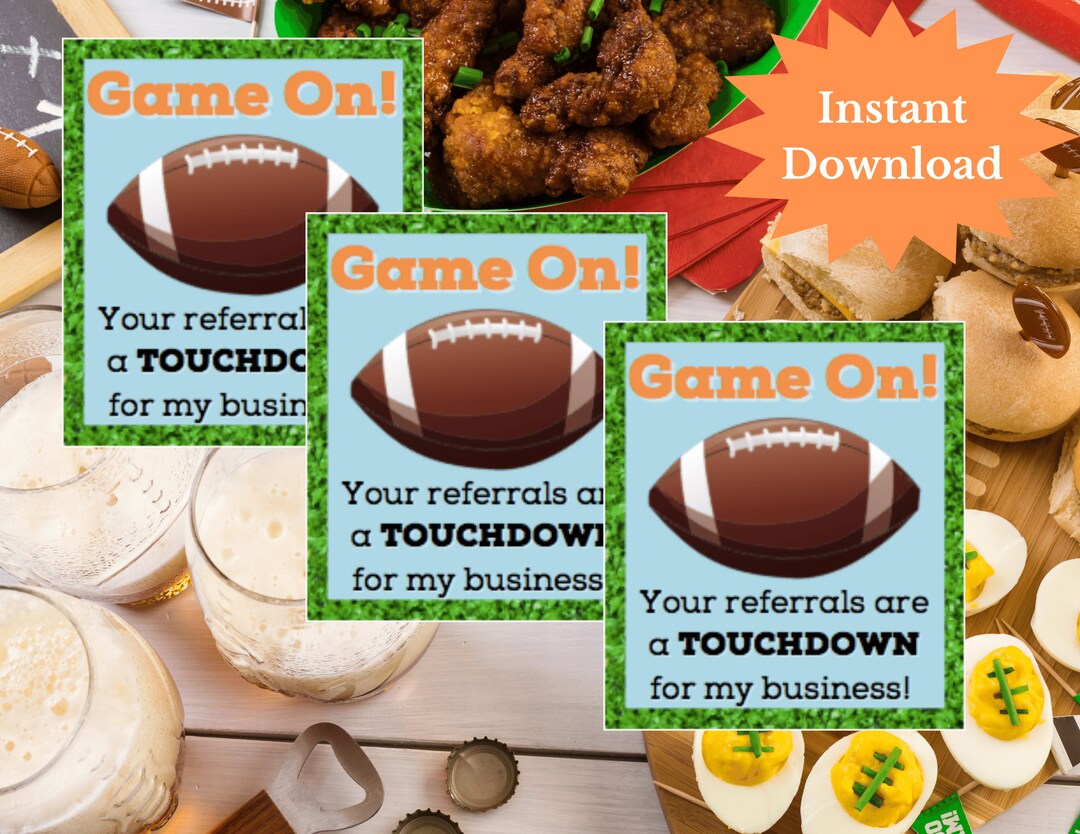 Football Pop by Tags, Real Estate Pop By, Printable Tag, Real Estate ...