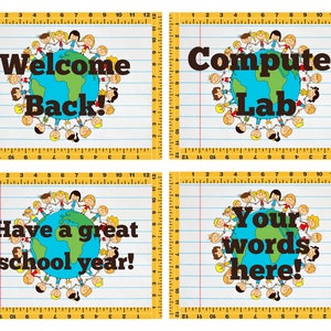 Customizable School Labels, Student Name Tags, Cubby Labels, Class ...