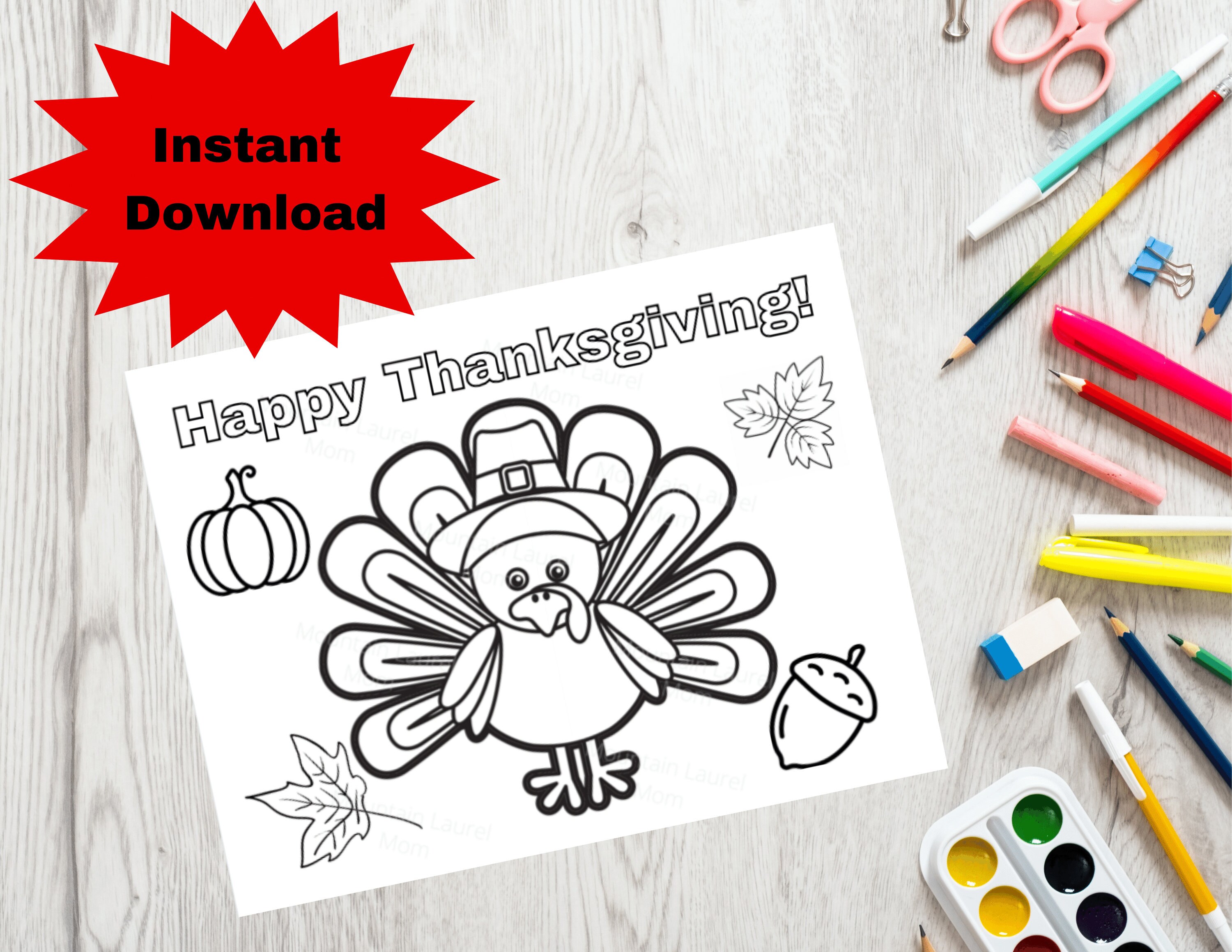 Thanksgiving Coloring Sheet, Coloring Sheet, Coloring Page ...