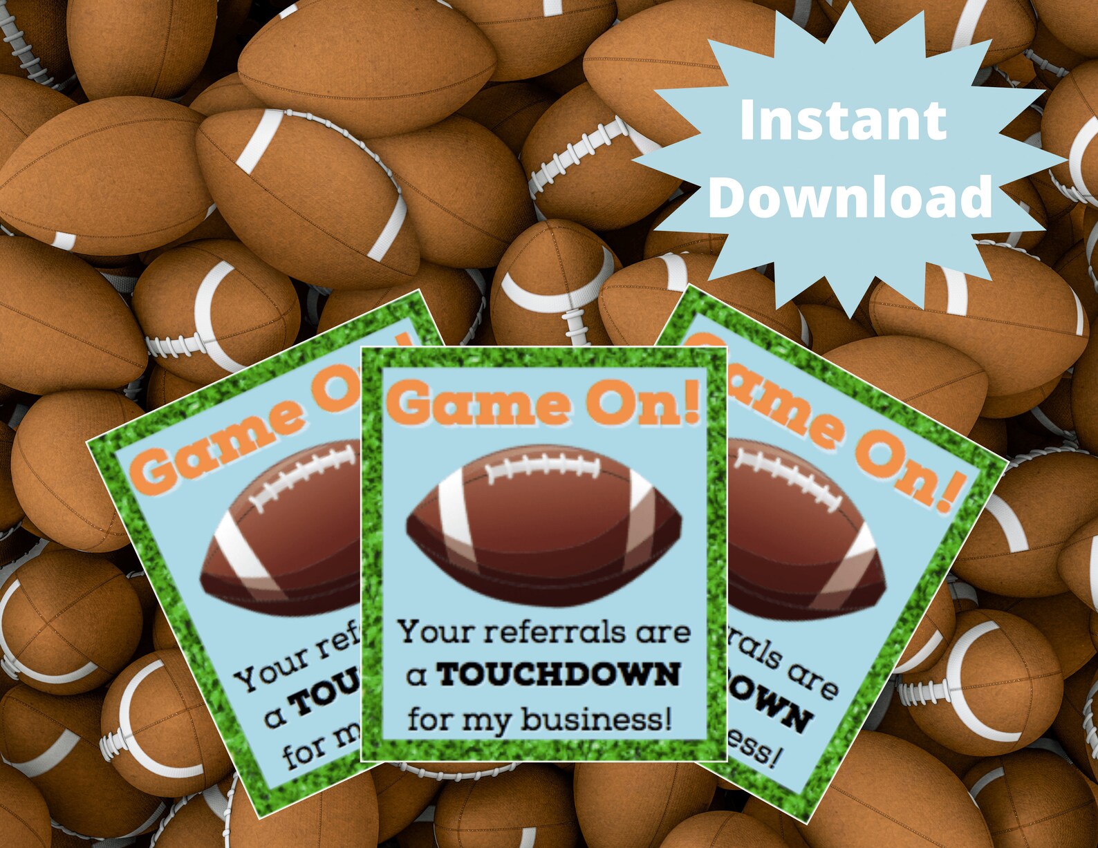 Football Pop by Tags, Real Estate Pop By, Printable Tag, Real Estate ...