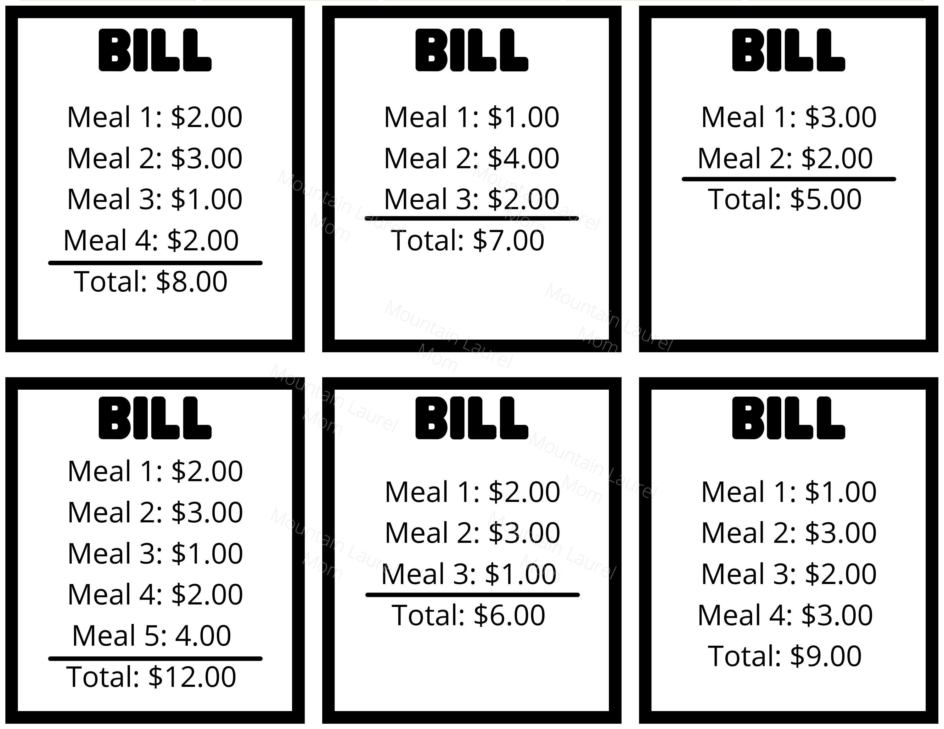 Dramatic Play Restaurant, Pretend Restaurant, Dramatic Play Menu ...