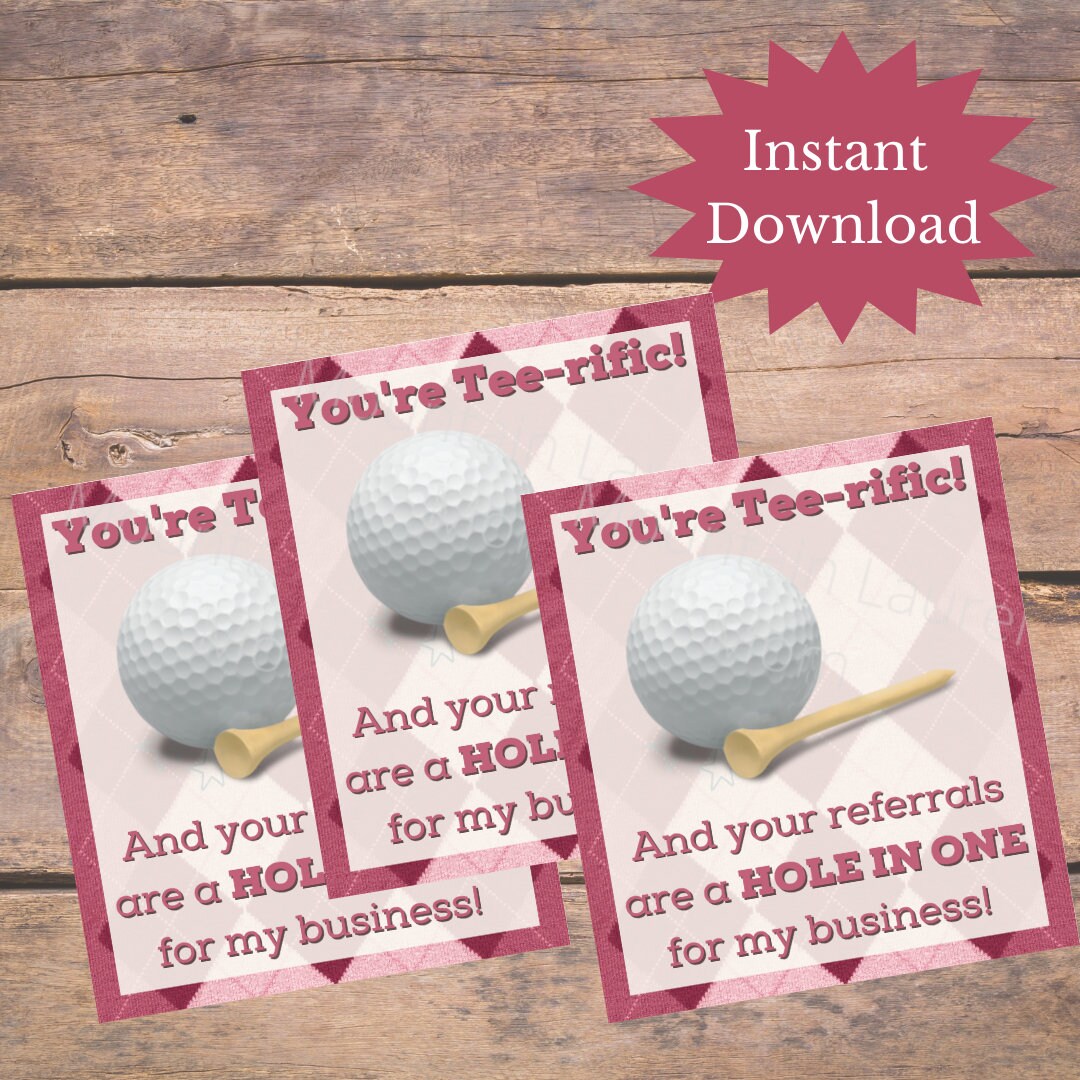 Golf Pop by Tags, Real Estate Pop By, Printable Tag, Real Estate ...