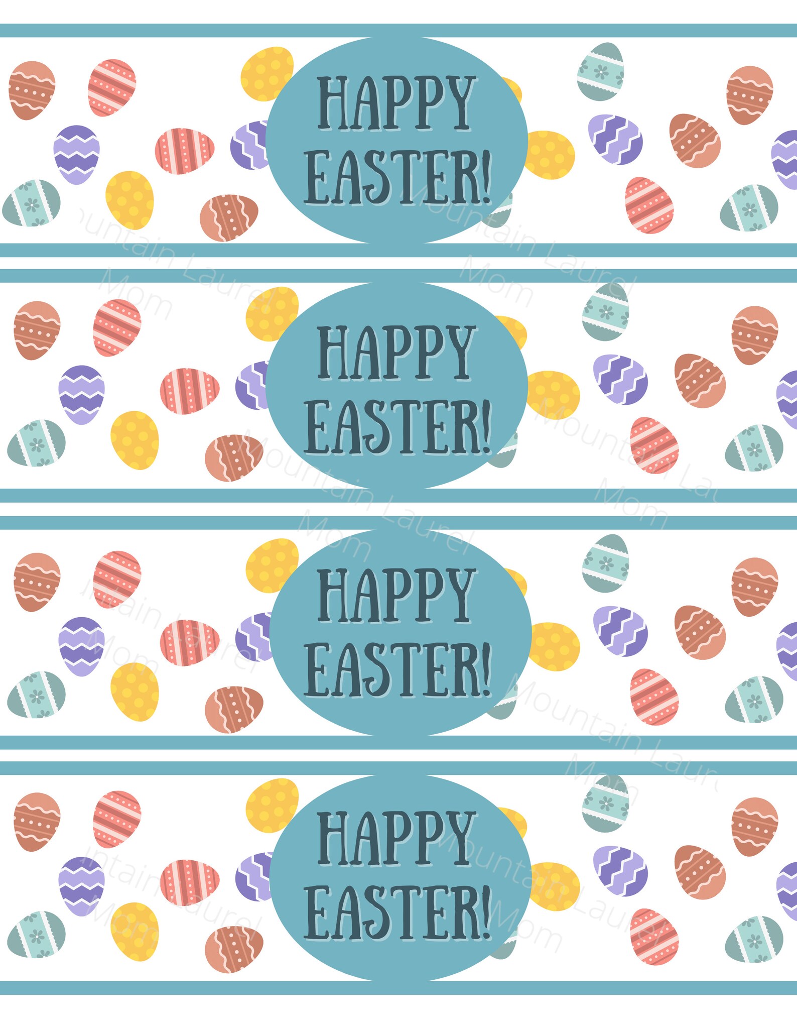 Easter Printable, Easter Water Bottle Labels, Easter Decoration, Easter ...