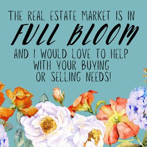 Spring Real Estate Marketing Postcard, Spring Realtor Marketing ...