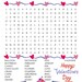 Valentine Word Search Printable Game Worksheet, Valentine Printable ...