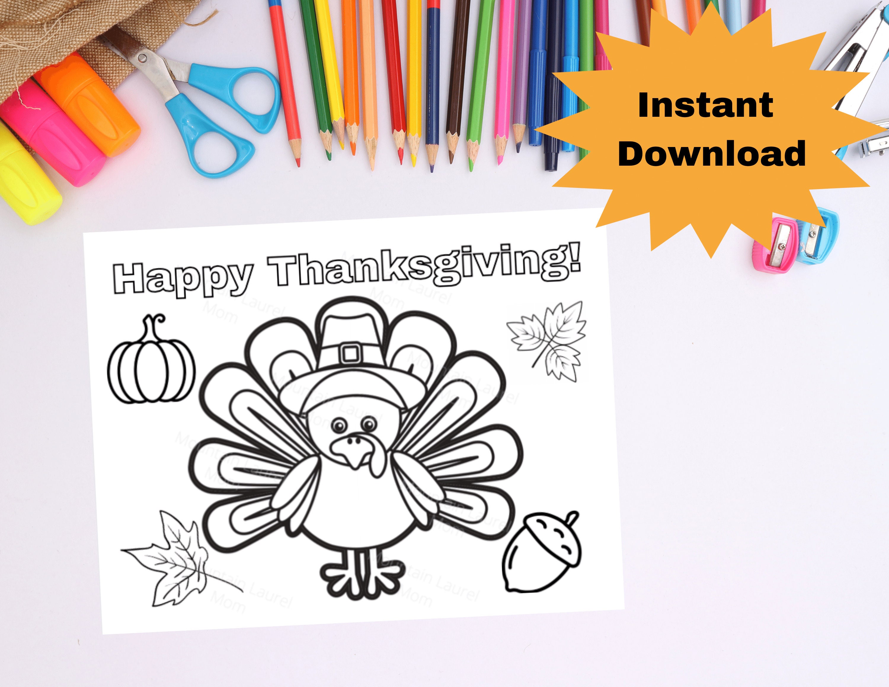 Thanksgiving Coloring Sheet, Coloring Sheet, Coloring Page ...
