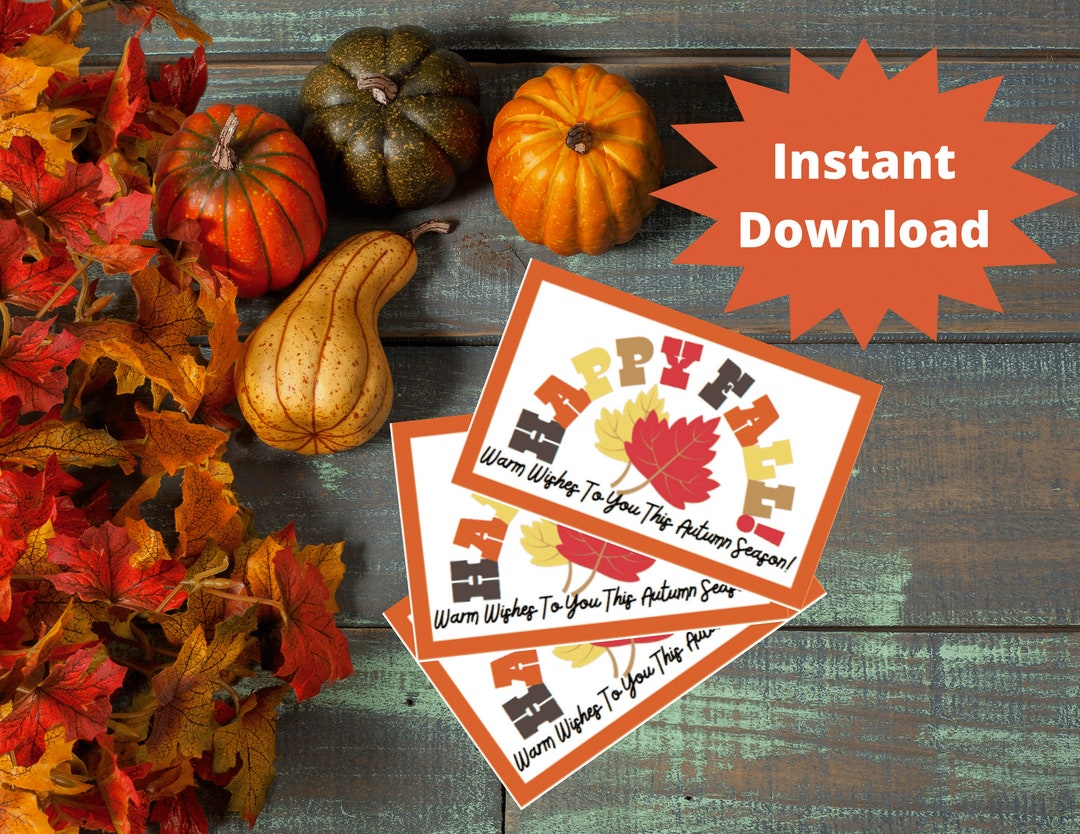 Autumn Pop by Tags, Fall Real Estate Pop by Printable Tag, Real Estate ...