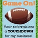 Football Pop by Tags, Real Estate Pop By, Printable Tag, Real Estate ...