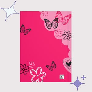 Pink Y2K Butterfly Journal Gift 2000s Diary Nostalgic Cute Notebook ...