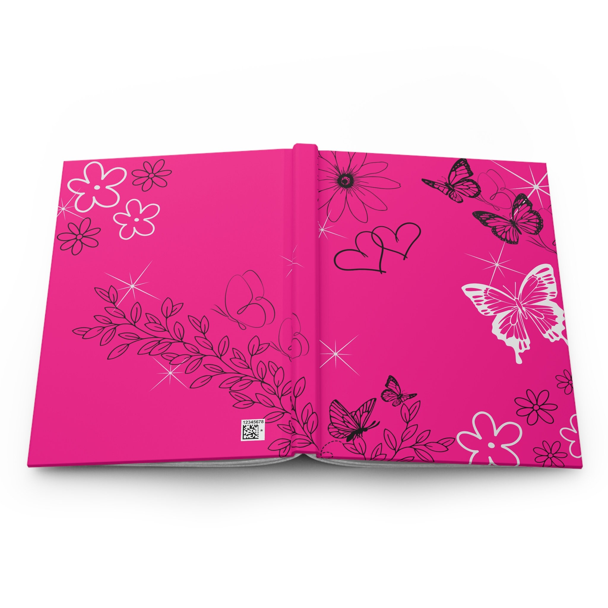 Barbie Diaries Butterfly Journal Y2K Hot Pink Nostalgia 2000s 00s Diary ...