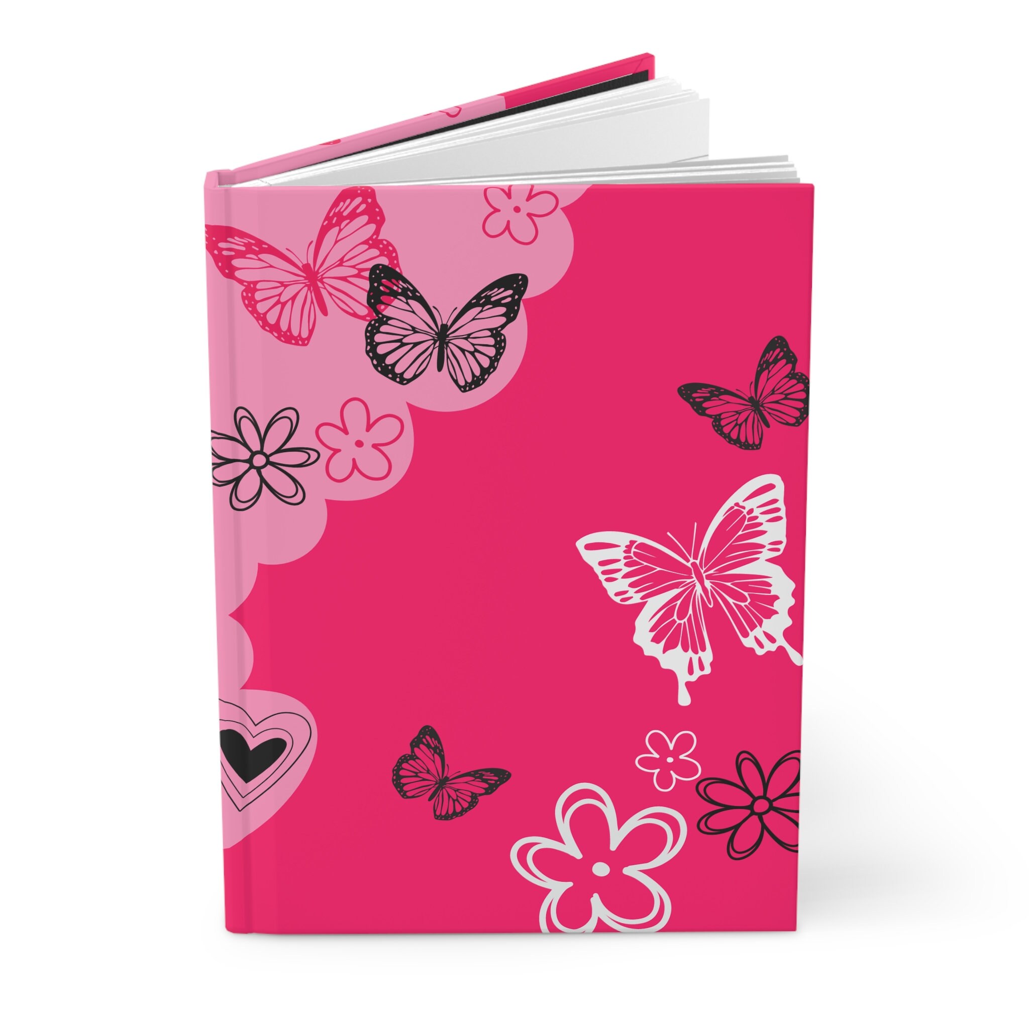 Pink Y2K Butterfly Journal Gift 2000s Diary Nostalgic Cute Notebook ...