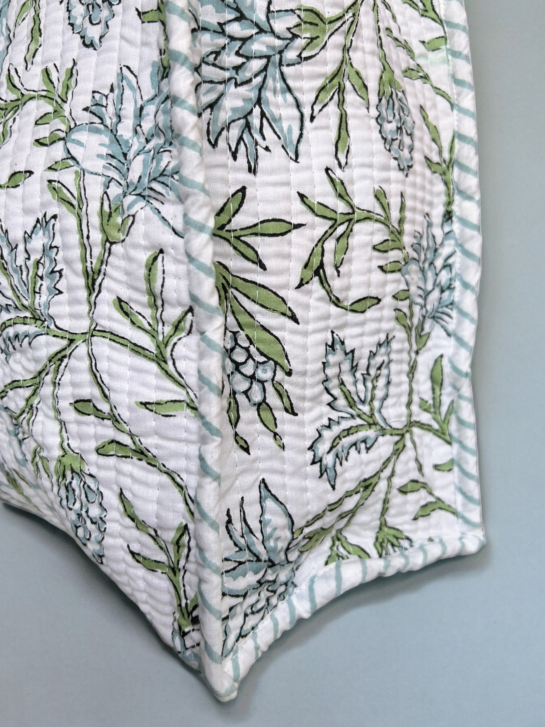 Hand Block Printed Beach Bags Quilted Tote Bag Hand Block Printed Tote ...