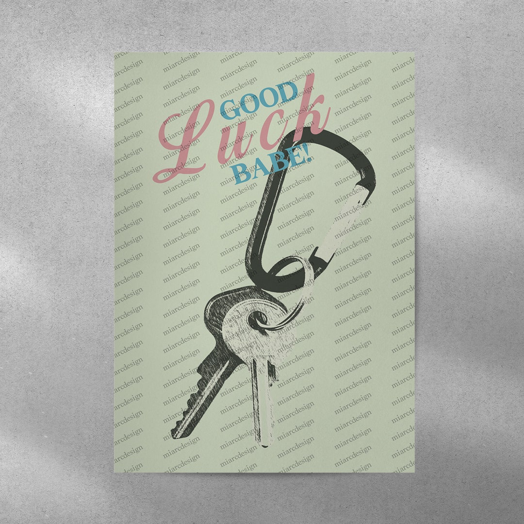 Good Luck Babe Poster - Etsy