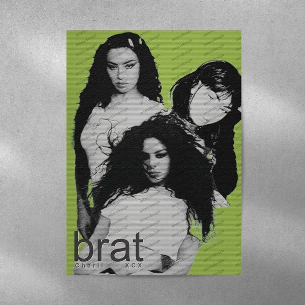 Charli Xcx Brat Poster - Etsy