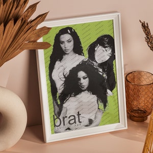 Charli XCX Brat Poster - Etsy