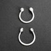 No. 1 Simple Sterling Silver Nose Ring Unisex Clip on Boho Bohemian ...