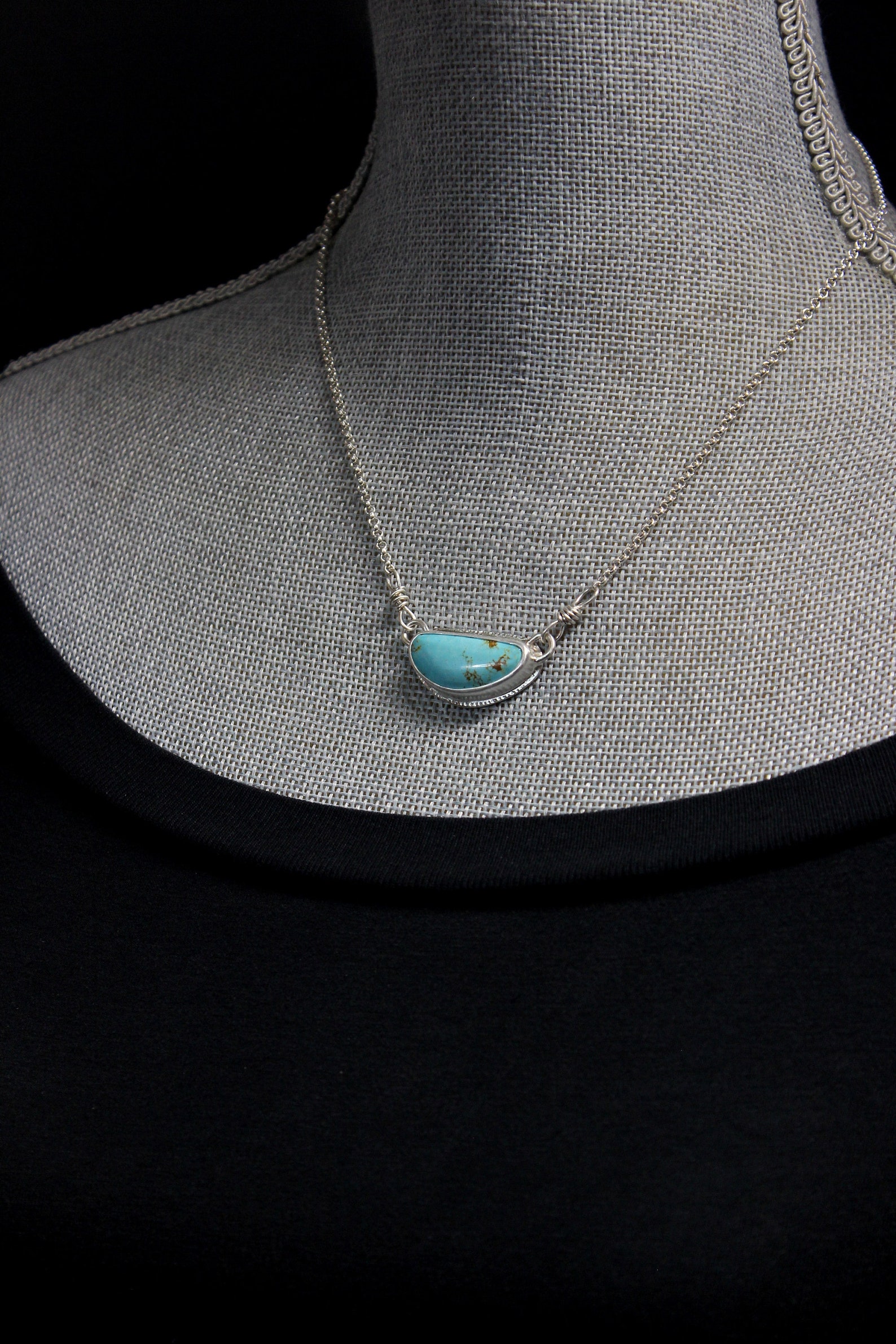 Number 8 Mine/#8 Mine Turquoise Sterling Silver Necklace | Statement ...
