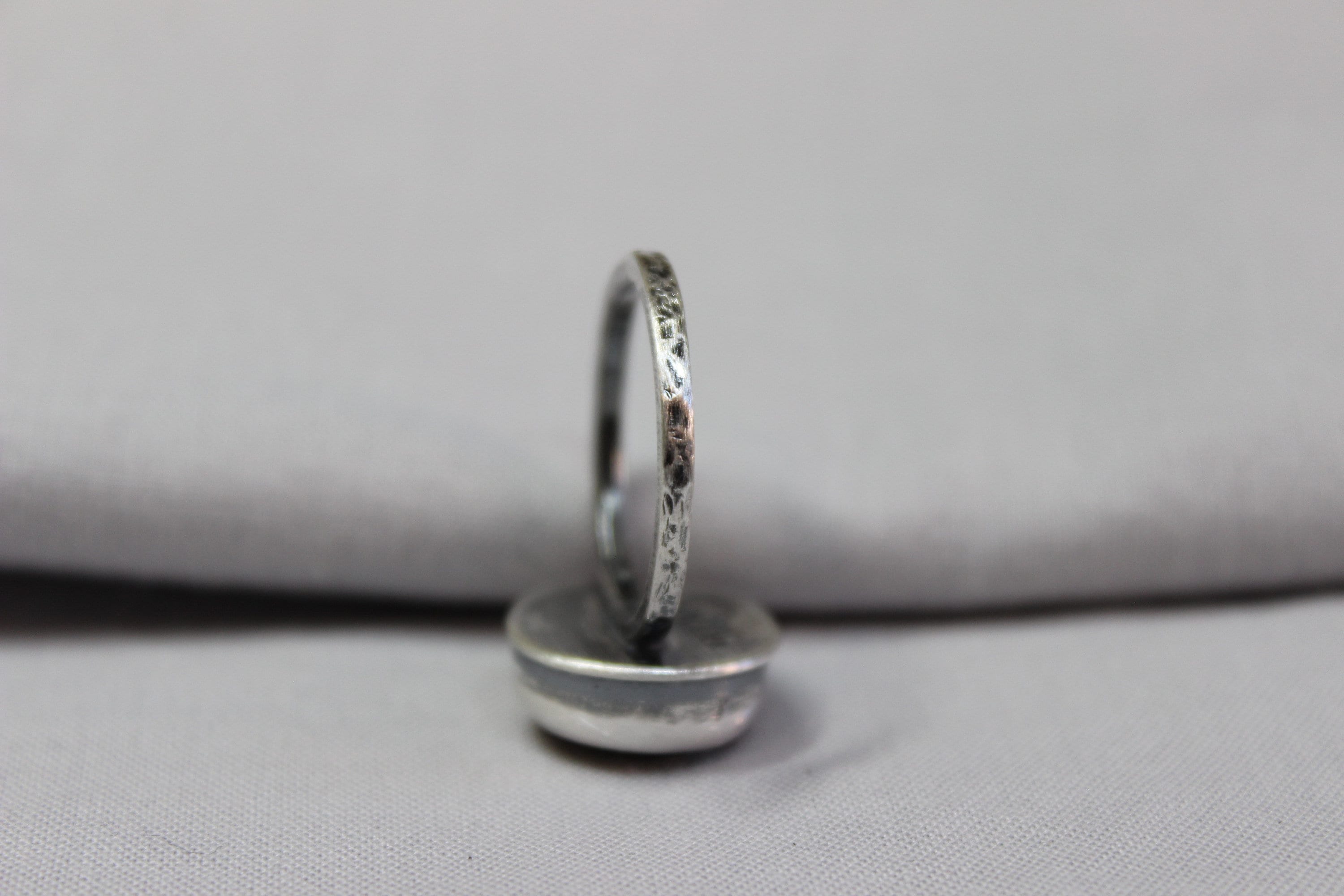 SIZE 7.25 7.5 Royston Ribbon Turquoise Sterling Silver Ring | Etsy