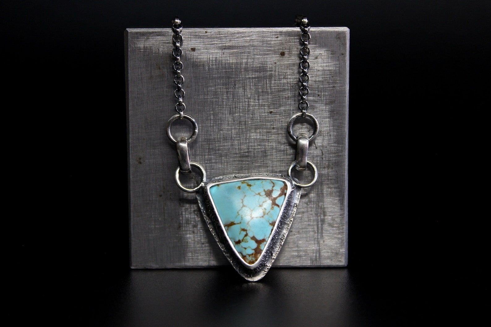 Number 8 Mine/8 Mine Turquoise Sterling Silver Necklace - Etsy