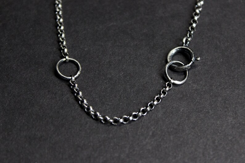 Royston + Rose Cut Pink Sapphire Sterling Silver Necklace | Two Stone ...