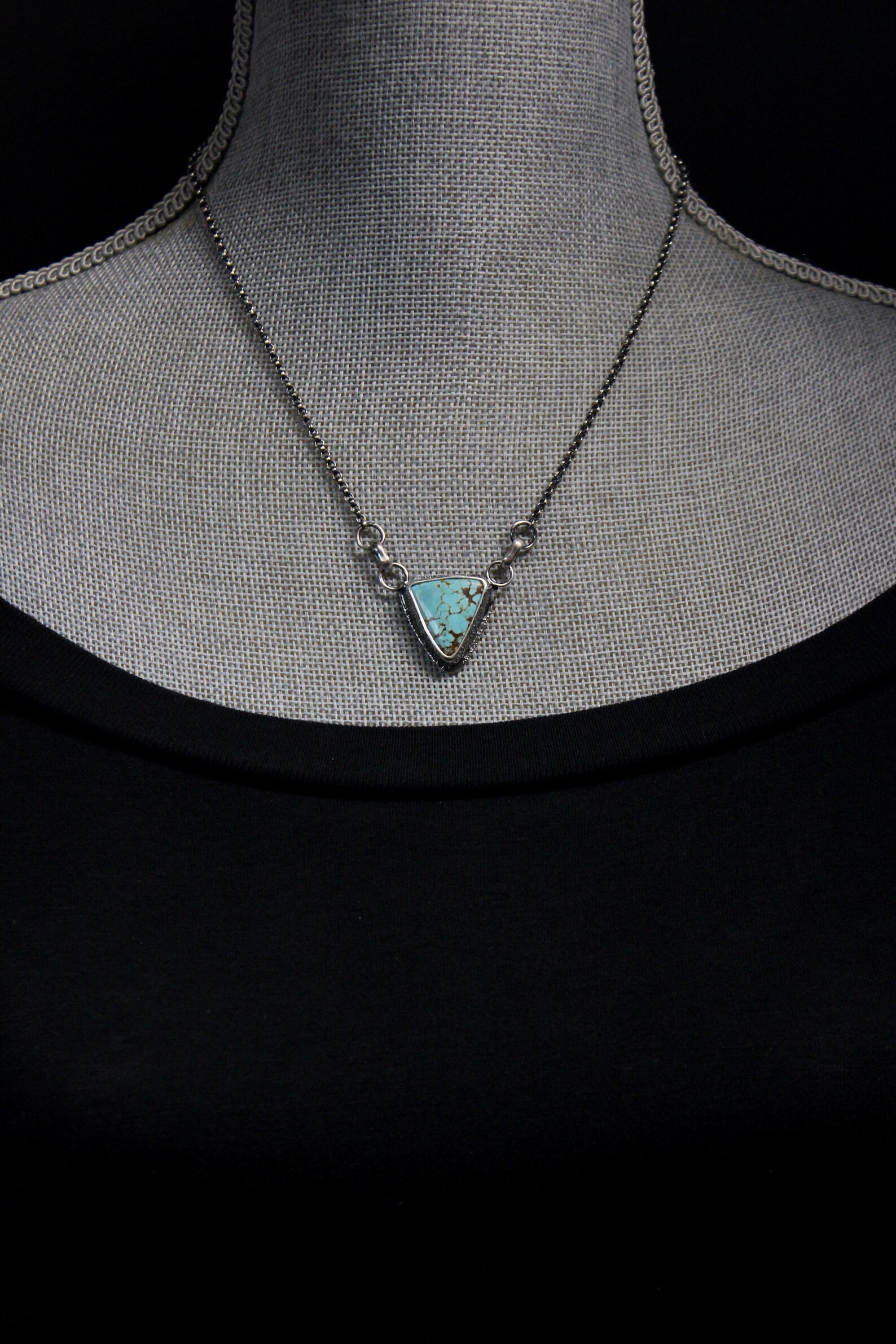 Number 8 Mine/8 Mine Turquoise Sterling Silver Necklace - Etsy