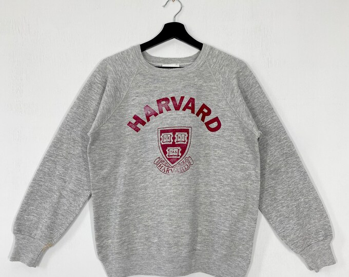 Vintage 80s Harvard University Sweatshirt Harvard University Crewneck ...