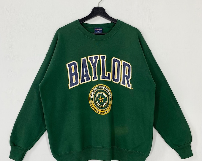 Vintage 90s Baylor University Sweatshirt Crewneck Pullover Baylor Bears ...