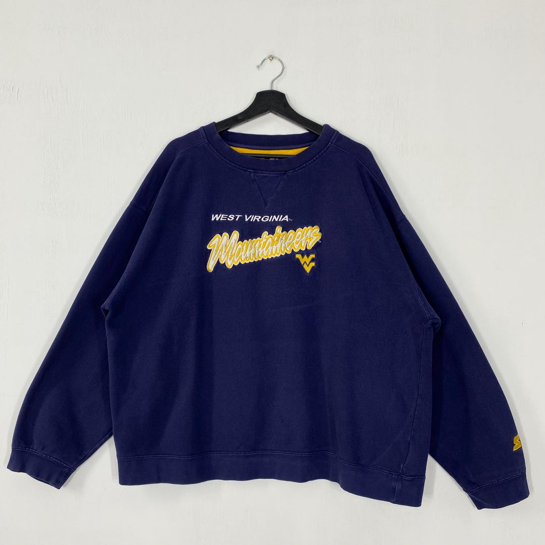 Vintage West Virginia University Sweatshirt West Virginia Crewneck West ...