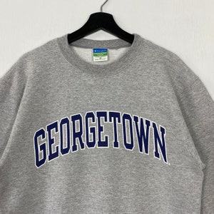 Vintage Georgetown University Sweatshirt Georgetown Crewneck Georgetown ...