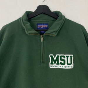 Vintage Michigan State University Sweatshirt Michigan State Crewneck ...