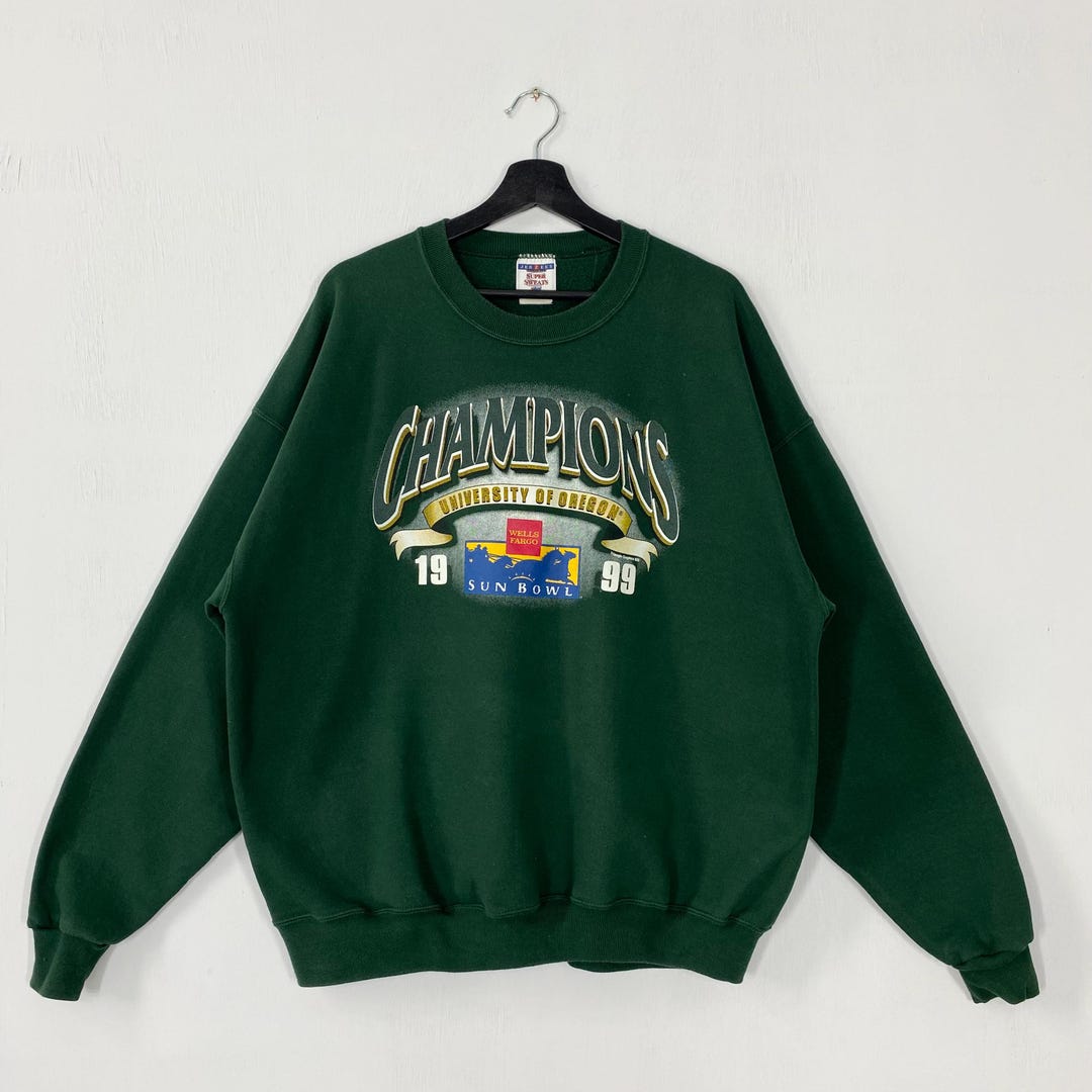 Vintage University Oregon Sweatshirt University Oregon Crewneck Oregon ...