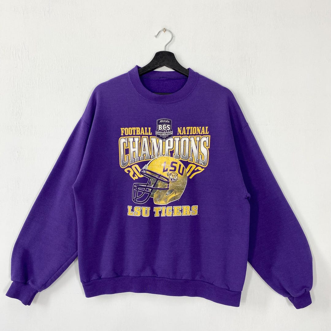 Vintage Louisiana State University Sweatshirt Louisiana State Crewneck ...