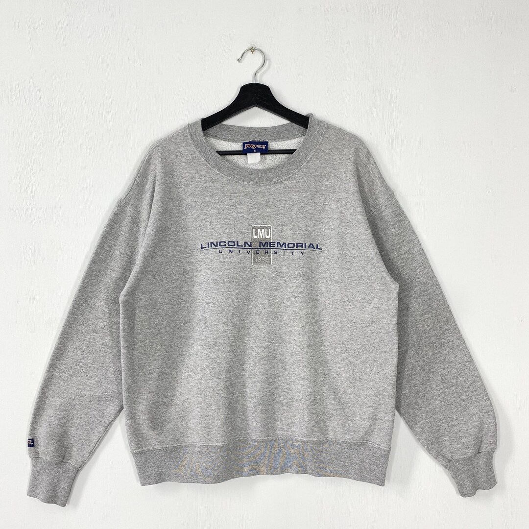 Vintage 90s Lincoln Memorial University Sweatshirt Lincoln Crewneck ...