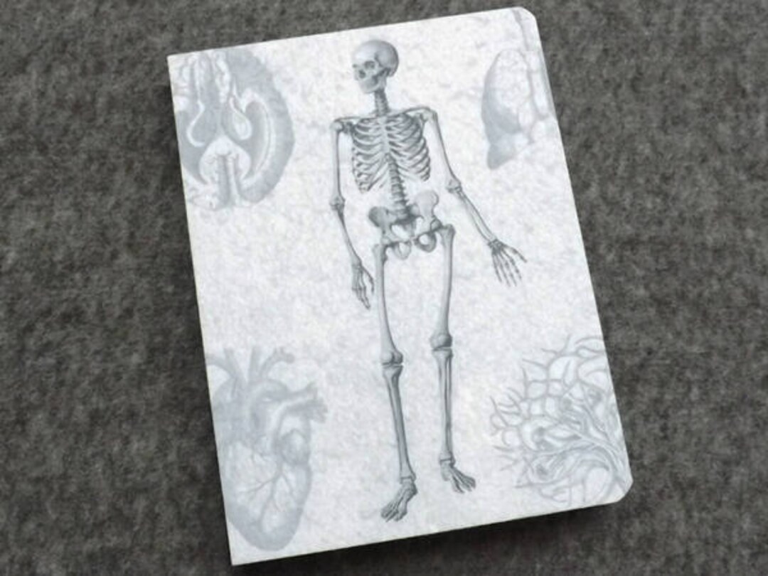 Notebook Medical Anatomy Gift Felt Student Graduation Blank Journal ...