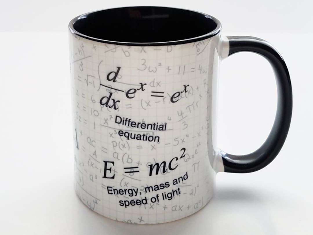 Coffee Mug Math Gift Coworker Teacher Cup Formula Mathematical Nerd ...