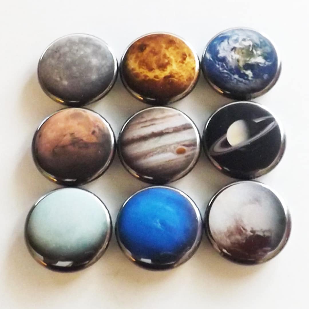 Planets Fridge Magnet Gift Set Space Solar System Astronomy Science ...