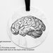 Goth Brain Anatomy Ornament Halloween Christmas Decoration Home Decor ...