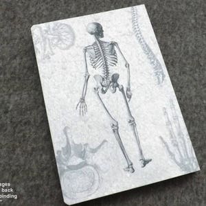 Felt Notebook Anatomy Gift Medical School Graduation Skeleton Doctor ...