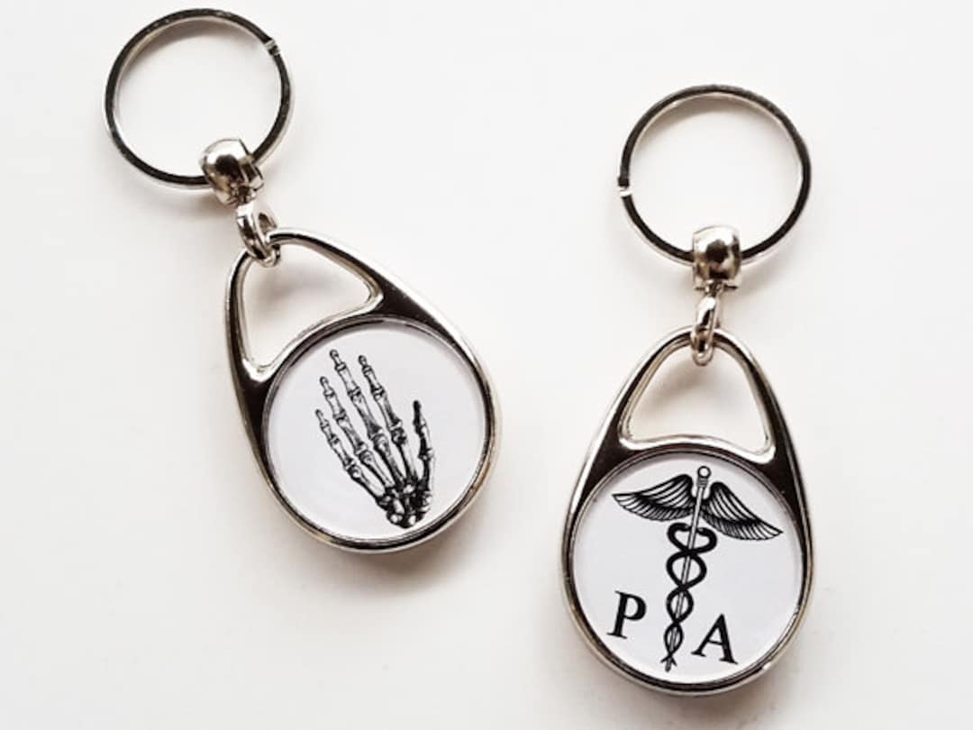 Hand Keychain Doctor Male Nurse Gift Custom Personalized Medical School ...