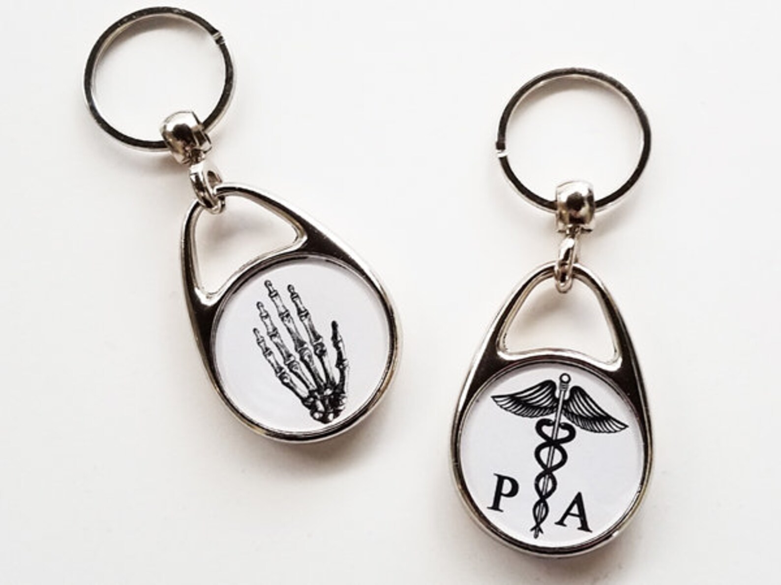 Hand Keychain Doctor Male Nurse Gift Custom Personalized Medical School ...
