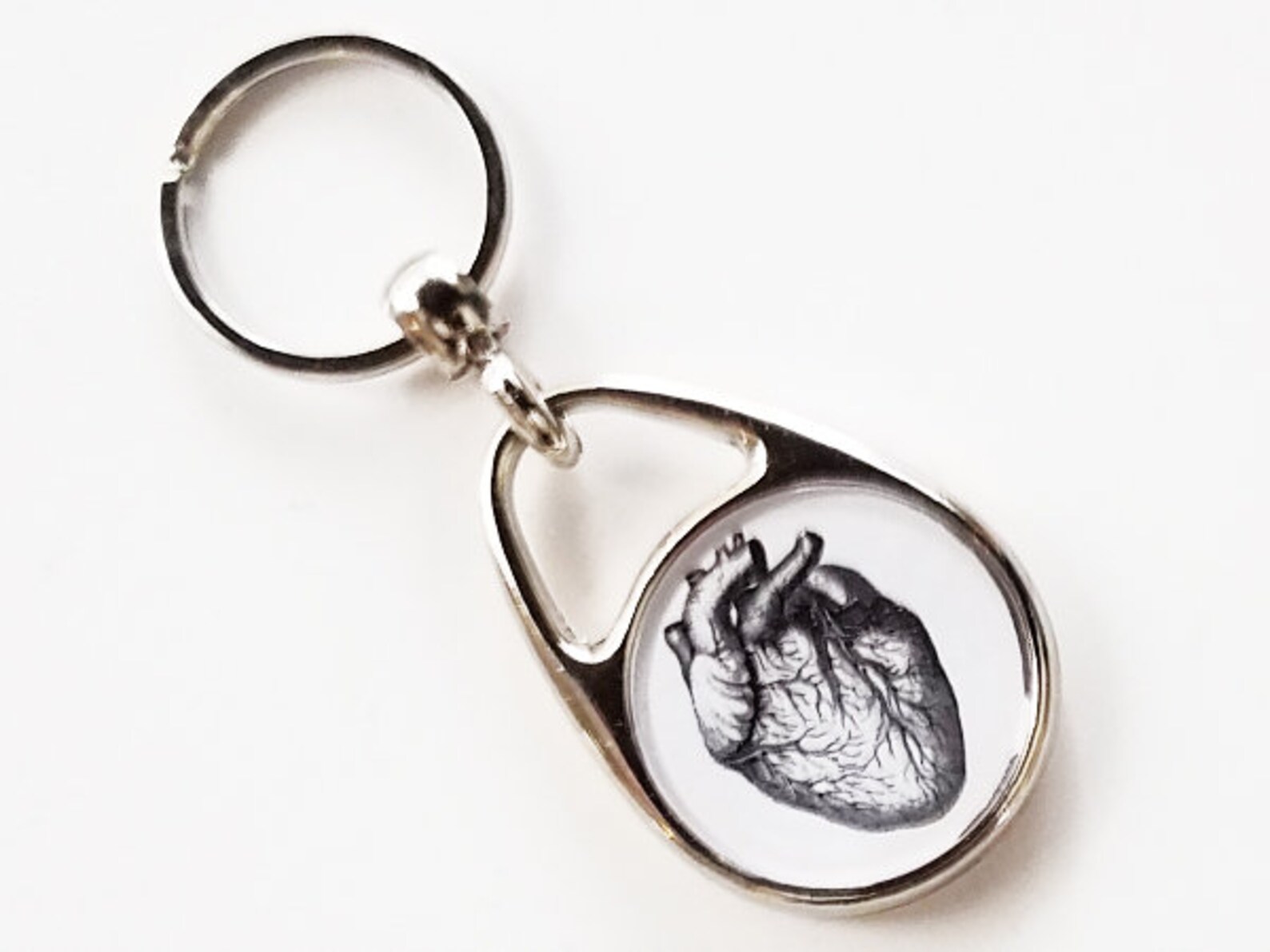 Anatomical Heart Keychain Doctor Nurse Gift Custom Personalized Medical ...