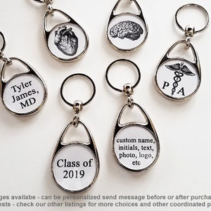Anatomical Heart Keychain Doctor Nurse Gift Custom Personalized Medical ...