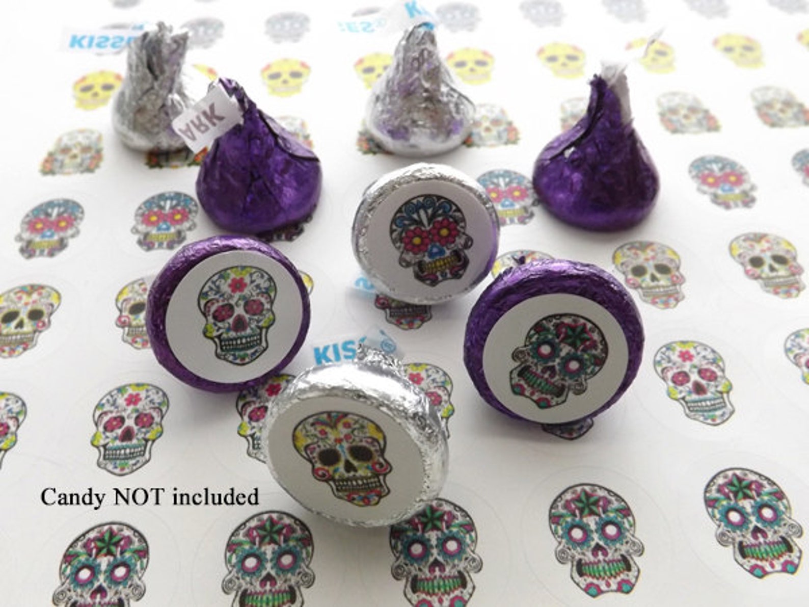 Day of the Dead STICKERS Planner Labels Envelope Seals Dia De - Etsy